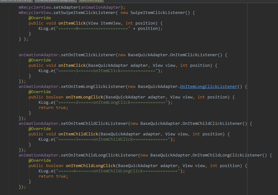 BaseRecyclerViewAdapterHelper 点击事件兼容问题 · Issue #85 · yanzhenjie ...