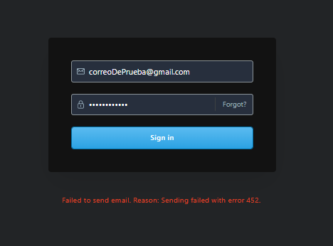 Incidencia 04: funcionalidad de forgot password no funciona · Issue #4 · danierazome/Pruebas ...
