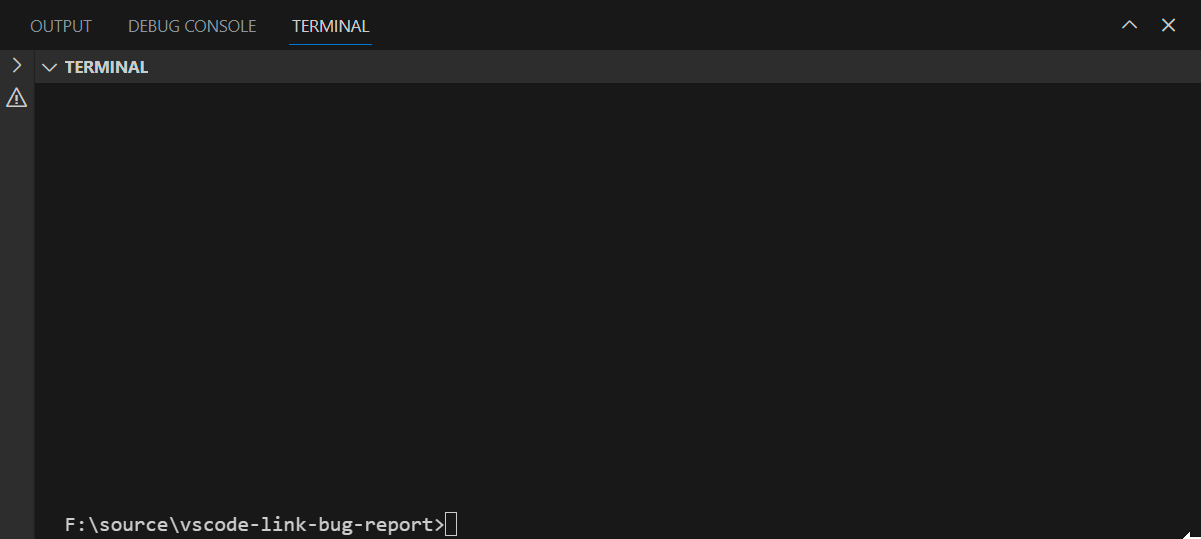 Hovering Over Path And Scrolling Still Shows Text Decoration In Integrated Terminal · Issue