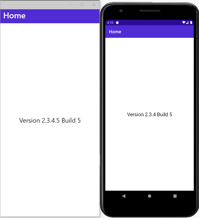 Appinfoversionstring Differs On Android And Windows · Issue 12372 · Dotnetmaui · Github