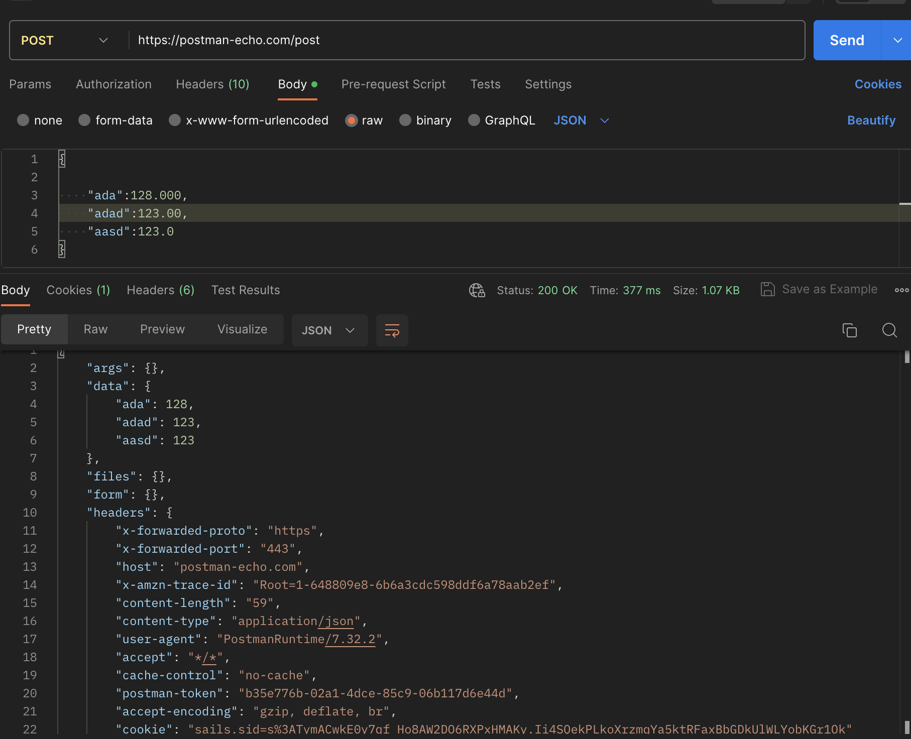 Postman Echo converts decimals to integers · Issue #5246 · postmanlabs/postman-app-support · GitHub