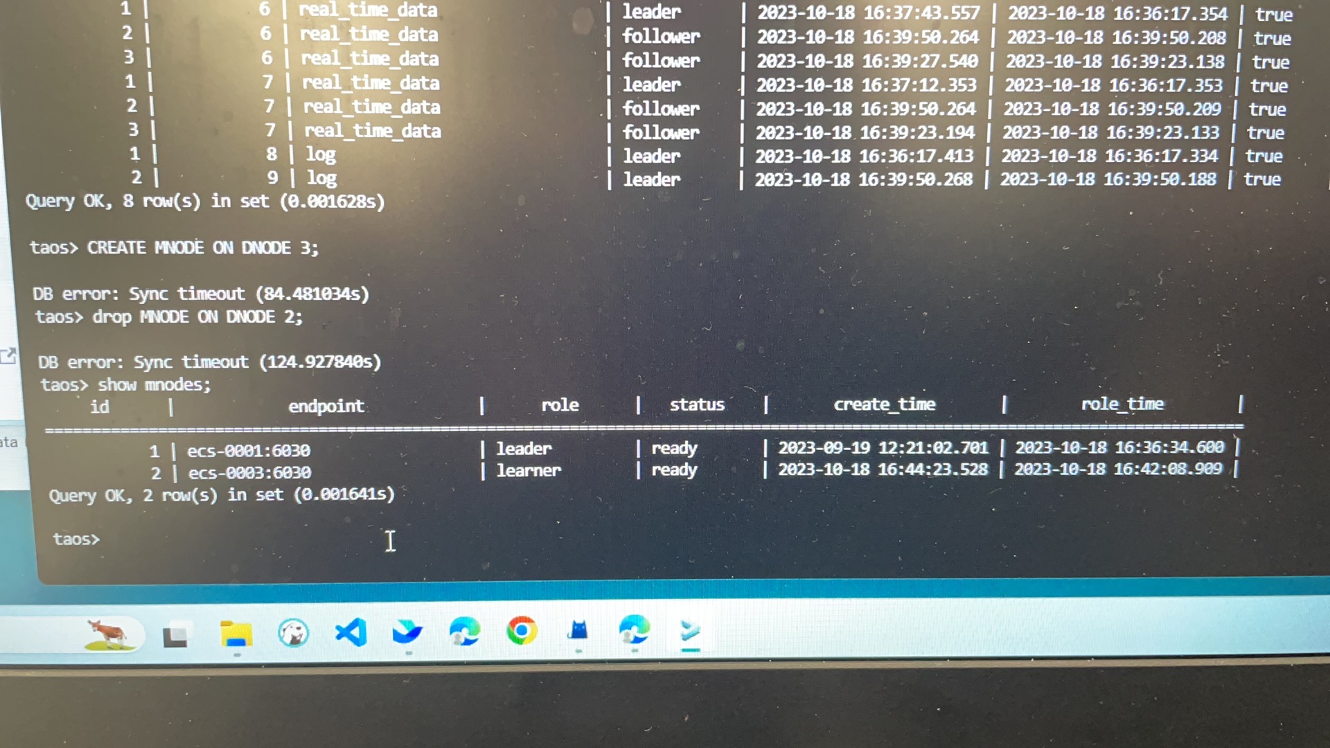 在使用的集群中drop mnode之后重新create mnode不成功 · Issue #23323 · taosdata/TDengine · GitHub