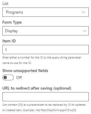 Cancel button shows when using Display Form Type. · Issue #1956 · pnp/sp-dev-fx-webparts · GitHub