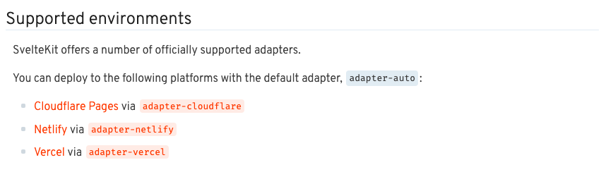 Docs Supported Environments Can Seem Contradictory · Issue 8543 