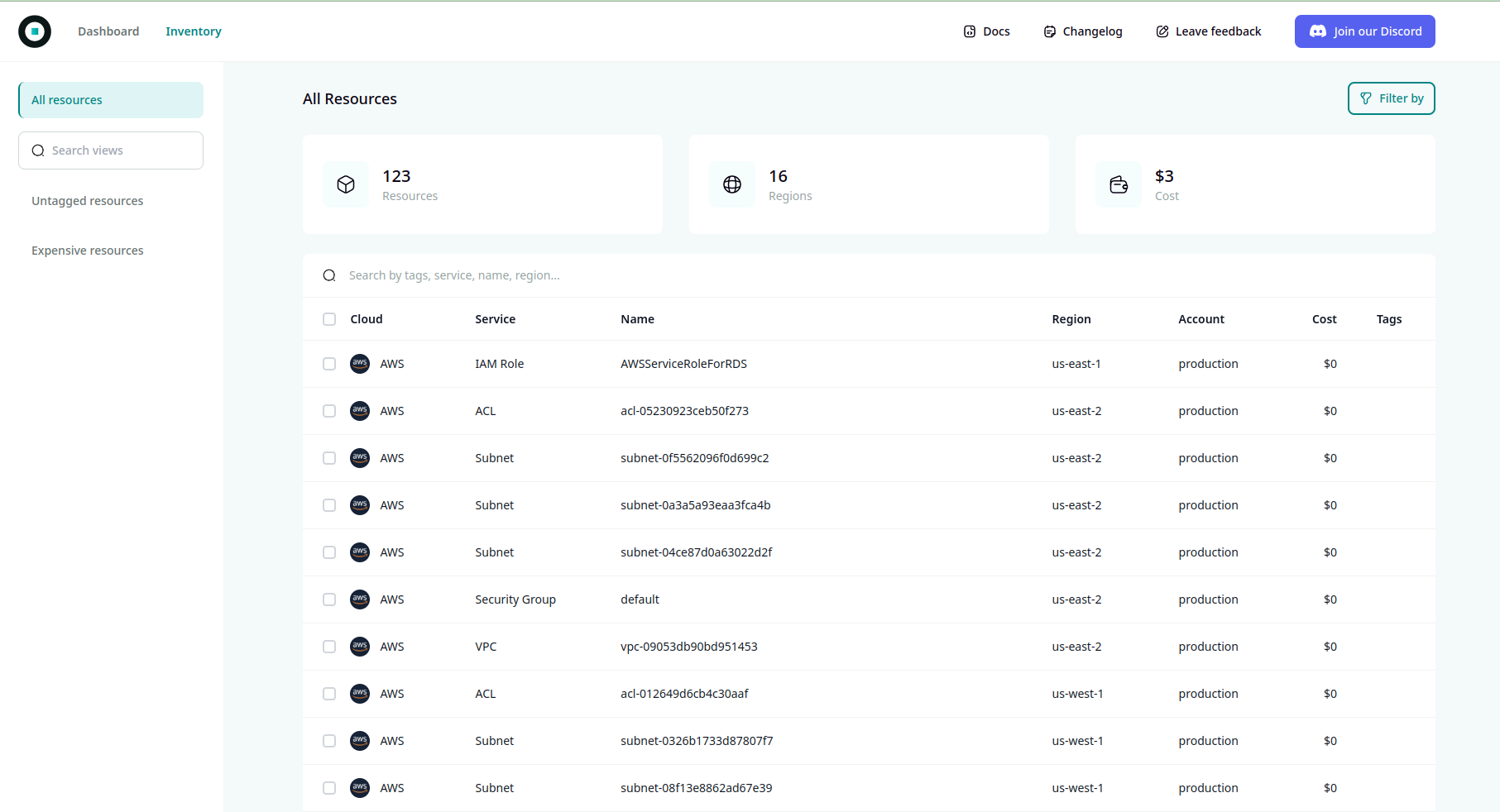 Search features · Issue #633 · tailwarden/komiser · GitHub