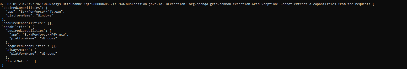 Running Winappdriver Under A Selenium Grid · Issue 122 · Microsoftwinappdriver · Github