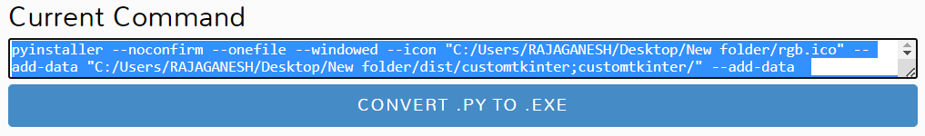 iconbitmap is not working when converted to .exe · Issue #1695 · TomSchimansky/CustomTkinter ...