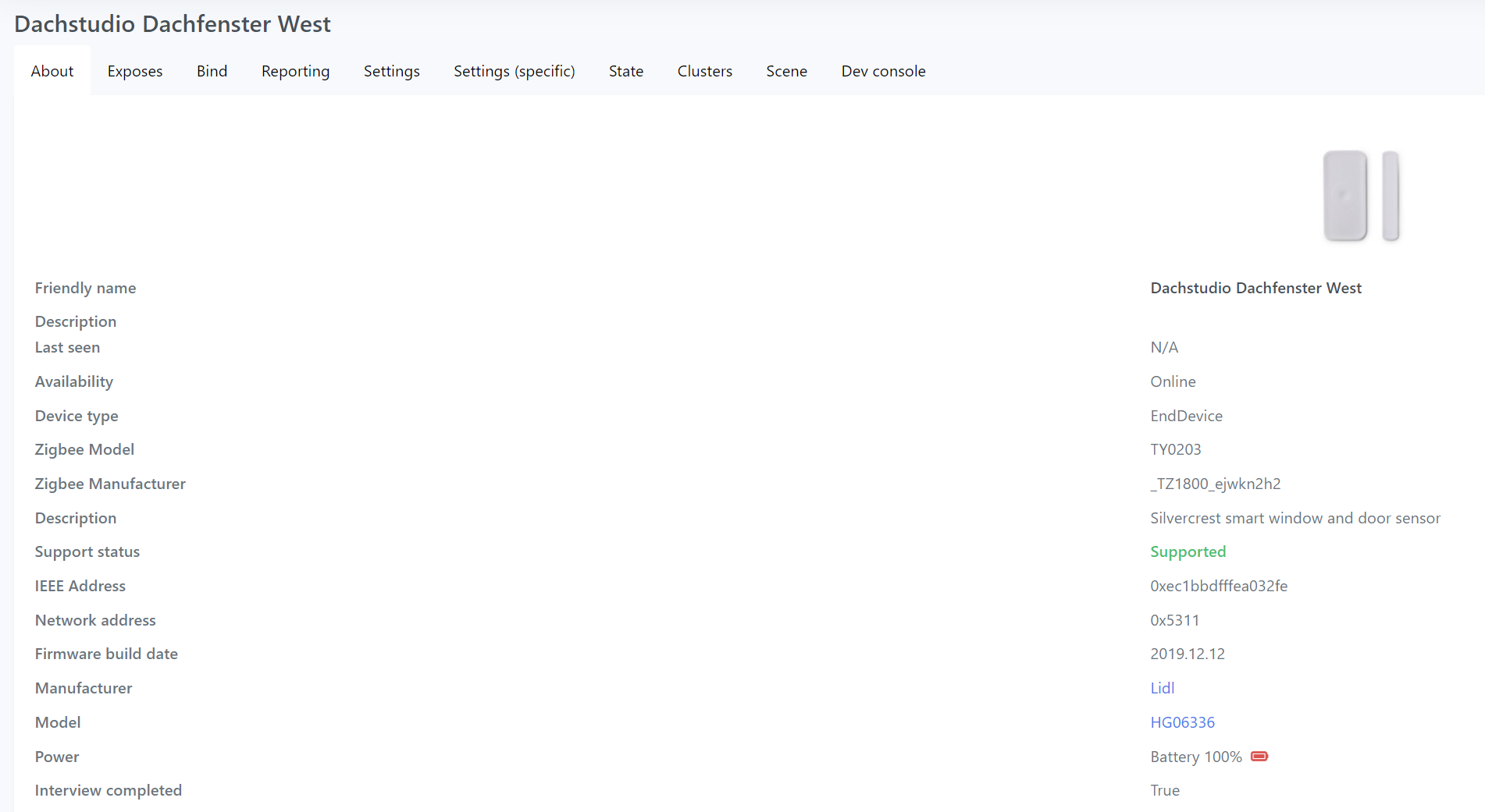 Lidl HG06336 battery=100 and battery_low=true · Issue #18228 · Koenkk/zigbee2mqtt · GitHub