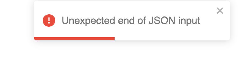 After deployment api route give back code 500 and error message unexpected end of json input ...
