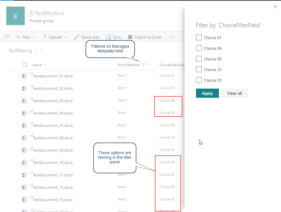 Valid choice options are missing from the filter panel · Issue #2122 ...