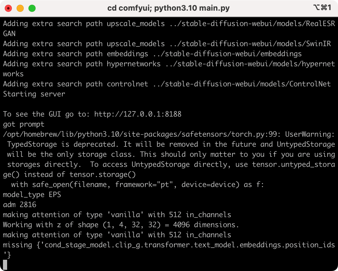 SDXL, is this an issue? "missing {'cond_stage_model.clip_g.transformer.text_model.embeddings ...