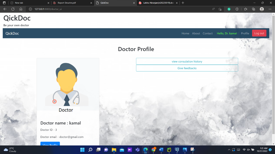 GitHub - Layyanr/Smart-Health-Disease-Prediction-System-QuickDoc-: Web Application used for ...