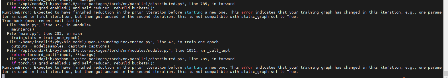 不能进行分布式训练 · Issue #28 · longzw1997/Open-GroundingDino · GitHub