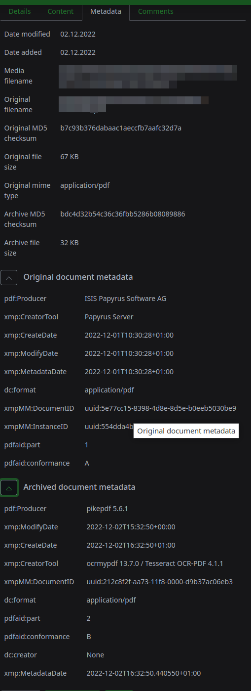 [BUG] Metadata and preview missing · Issue #2090 · paperless-ngx/paperless-ngx · GitHub
