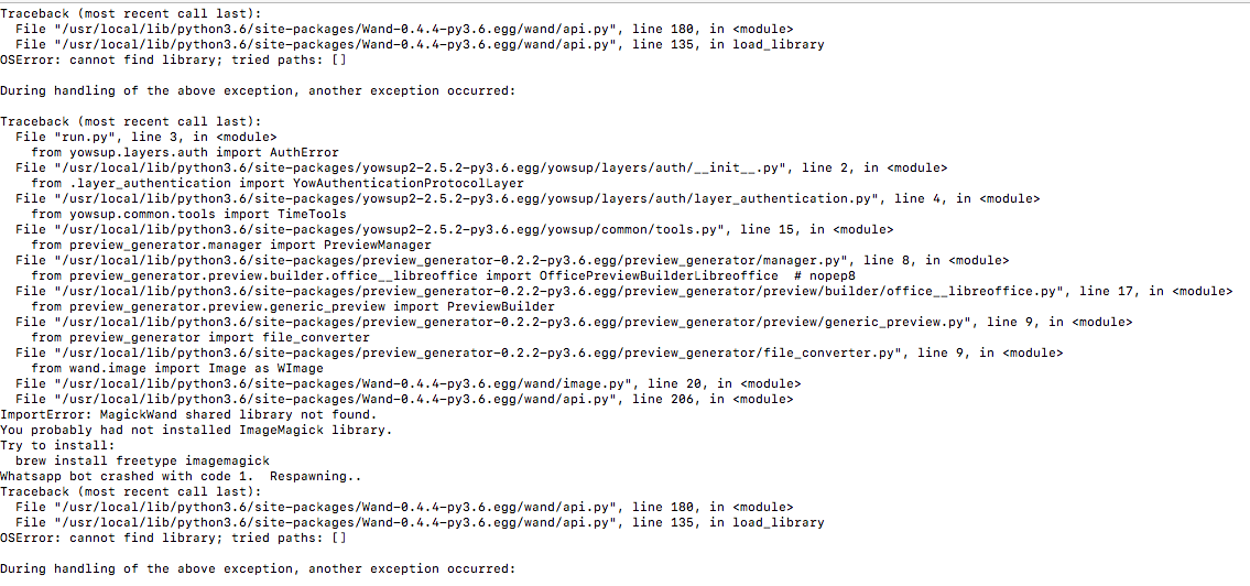 AttributeError: 'bytes' object has no attribute 'encode'. Skipping ...
