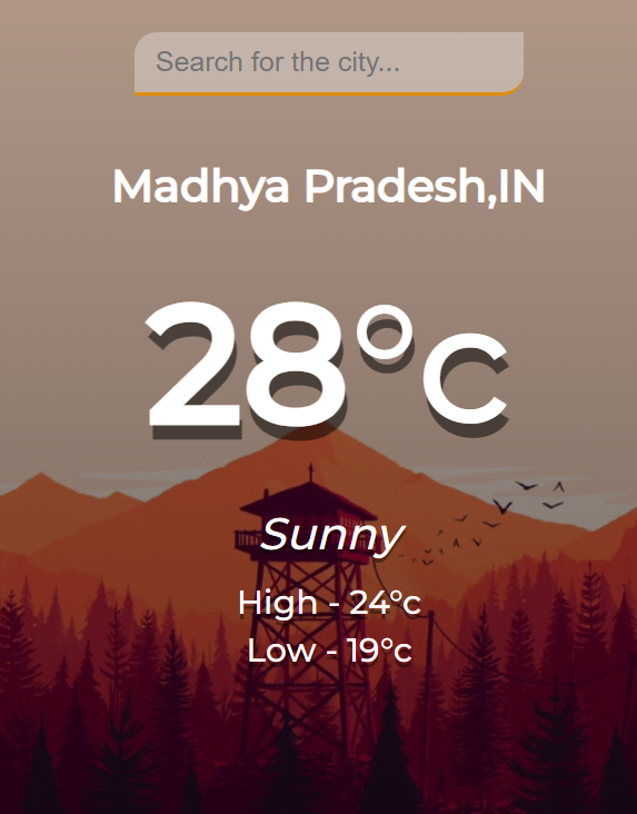 GitHub - YashChandrawat/Weather-Application---HTML-CSS-JavaScript: "Experience weather of your ...