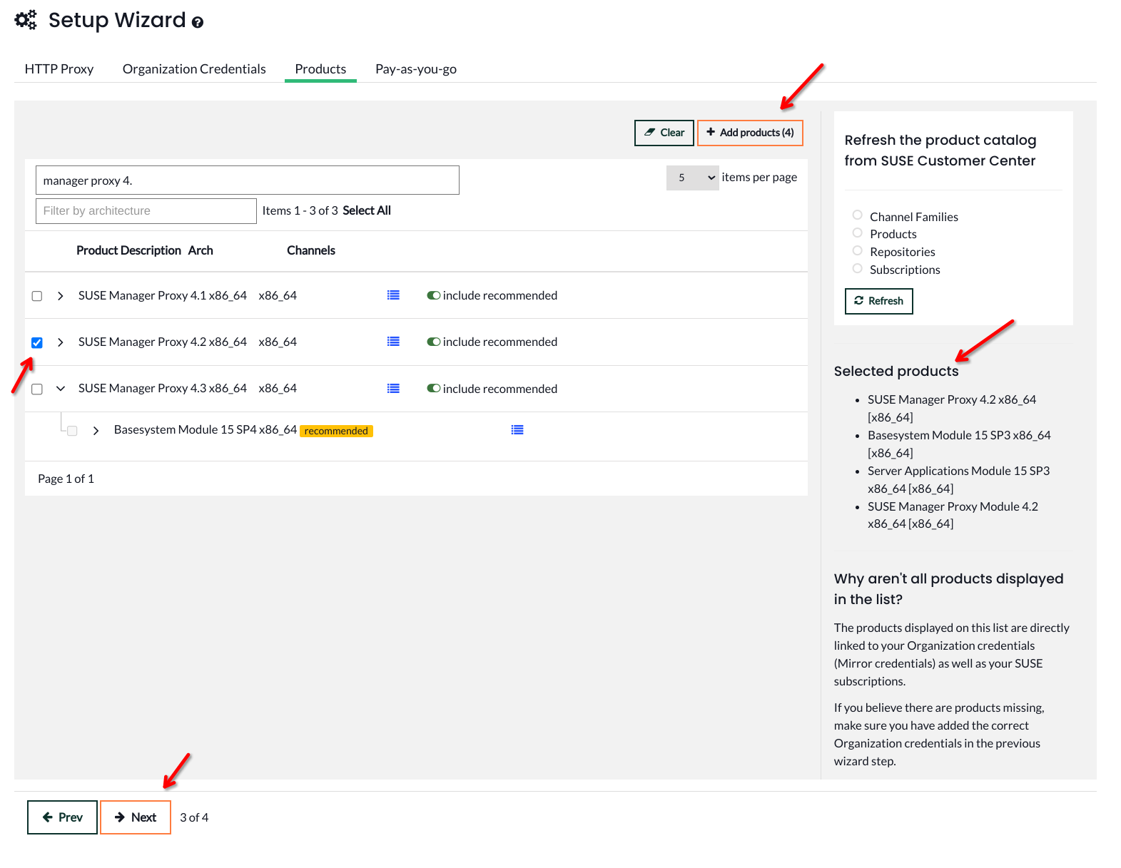 Alert user about losing product selection for install · Issue #7336 · uyuni-project/uyuni · GitHub