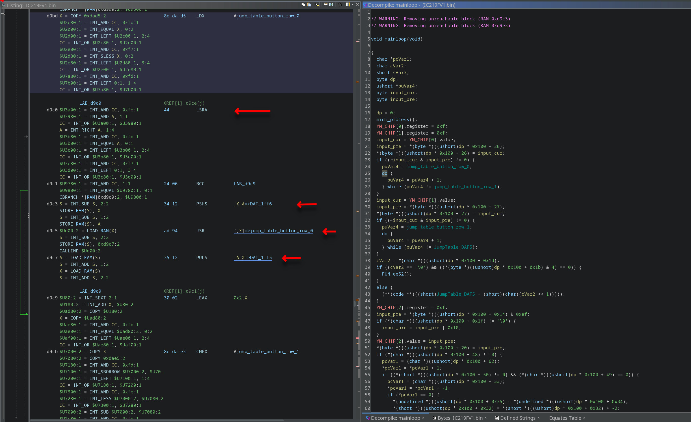 Workaround for 6809 decompilation issue - possible decompiler bug ...