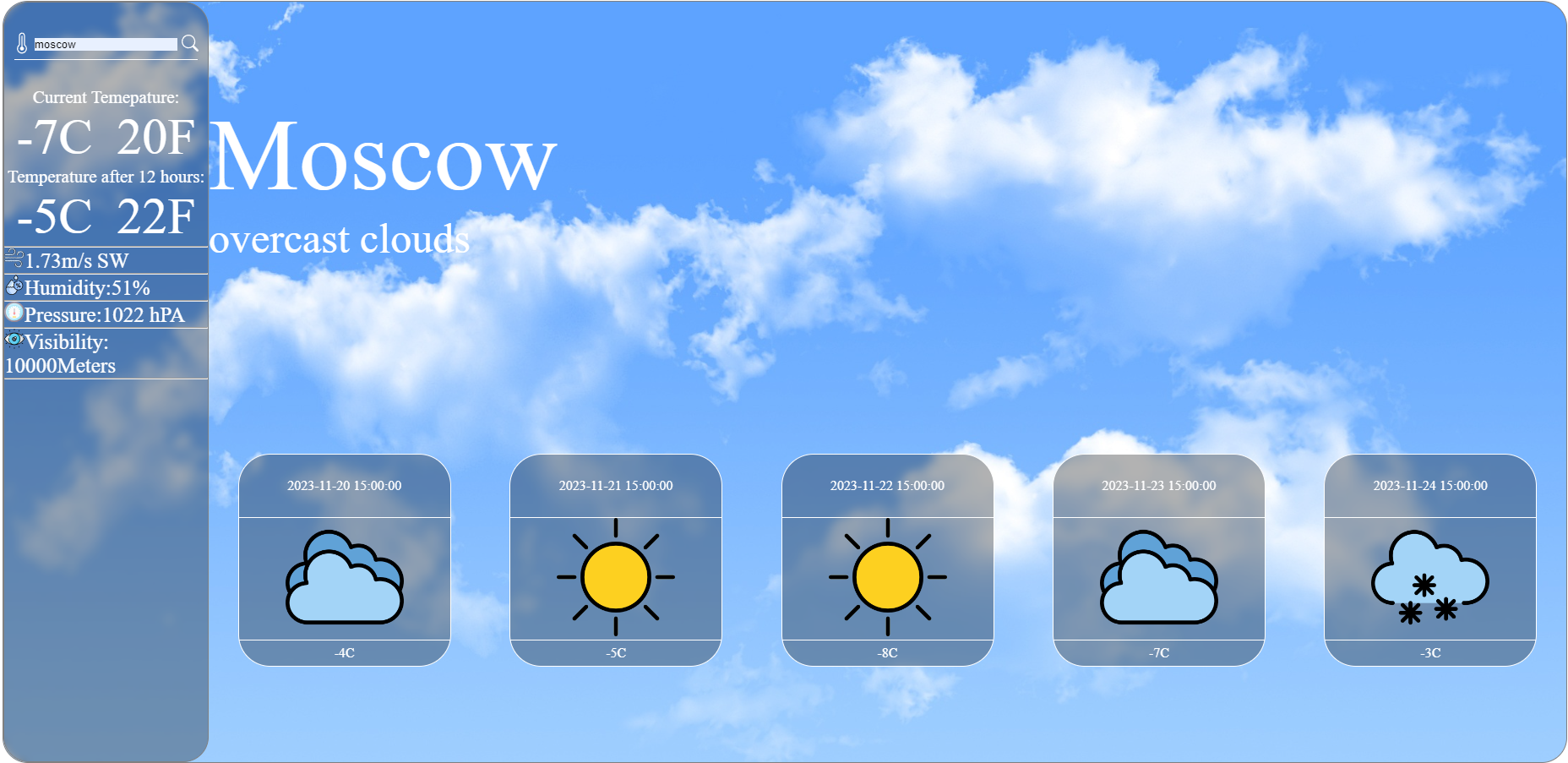GitHub - Nurlan98Is/Weather-forecast: This is my stidy project in react
