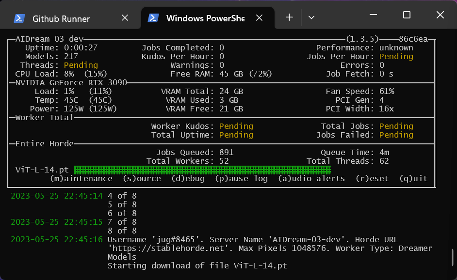 Enable Terminal UI by default · Issue #223 · Haidra-Org/AI-Horde-Worker · GitHub