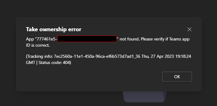 bug report: AppStudioPlugin.TeamsAppCreateFailed · Issue #8577 · OfficeDev/microsoft-365-agents ...