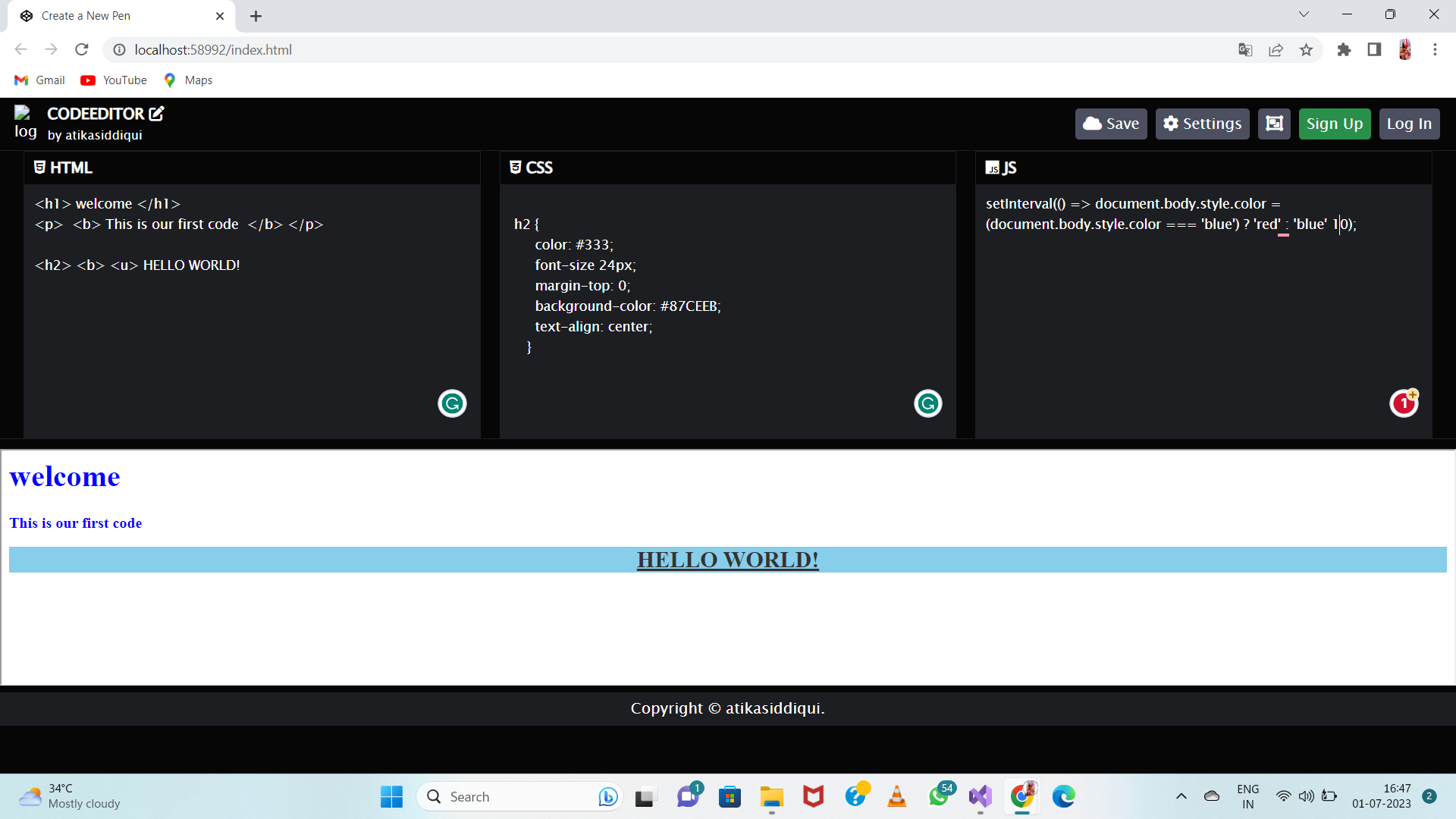 GitHub - atika27/Codepen-Clone