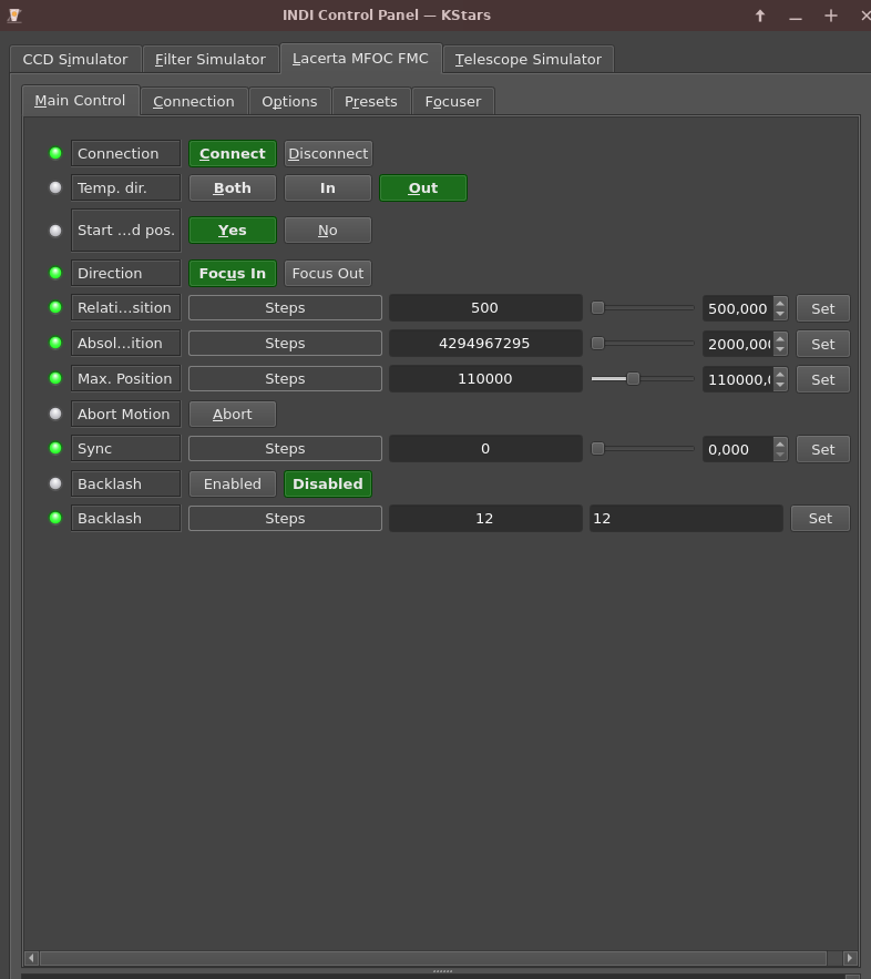Driver "indi_lacerta_fmc_focus" (!) (for Firmware version 3.1): relative positioning inward ...