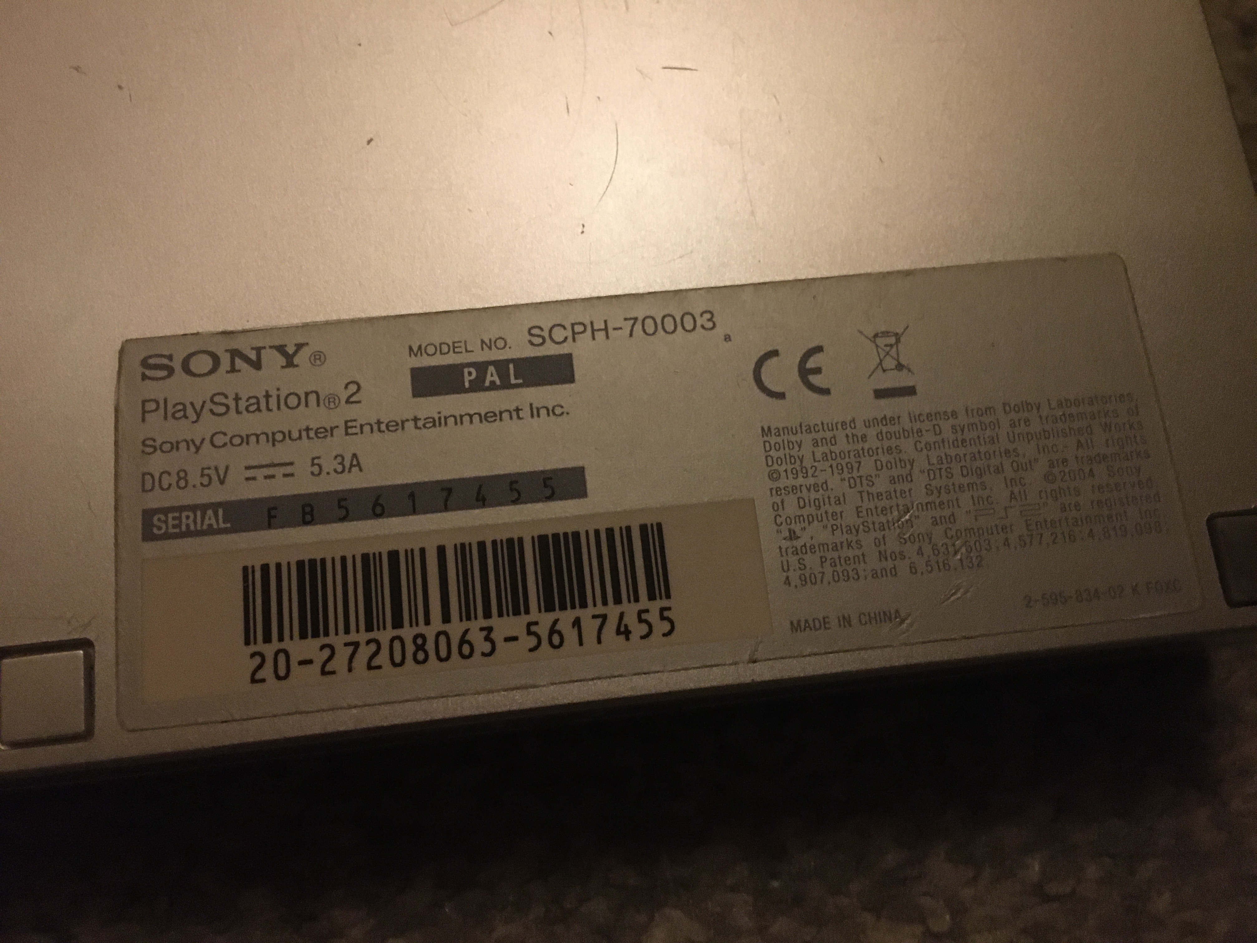 [ISSUE]: Model ID: 0xD438 SCPH-70003 SS · Issue #150 · MechaResearch ...