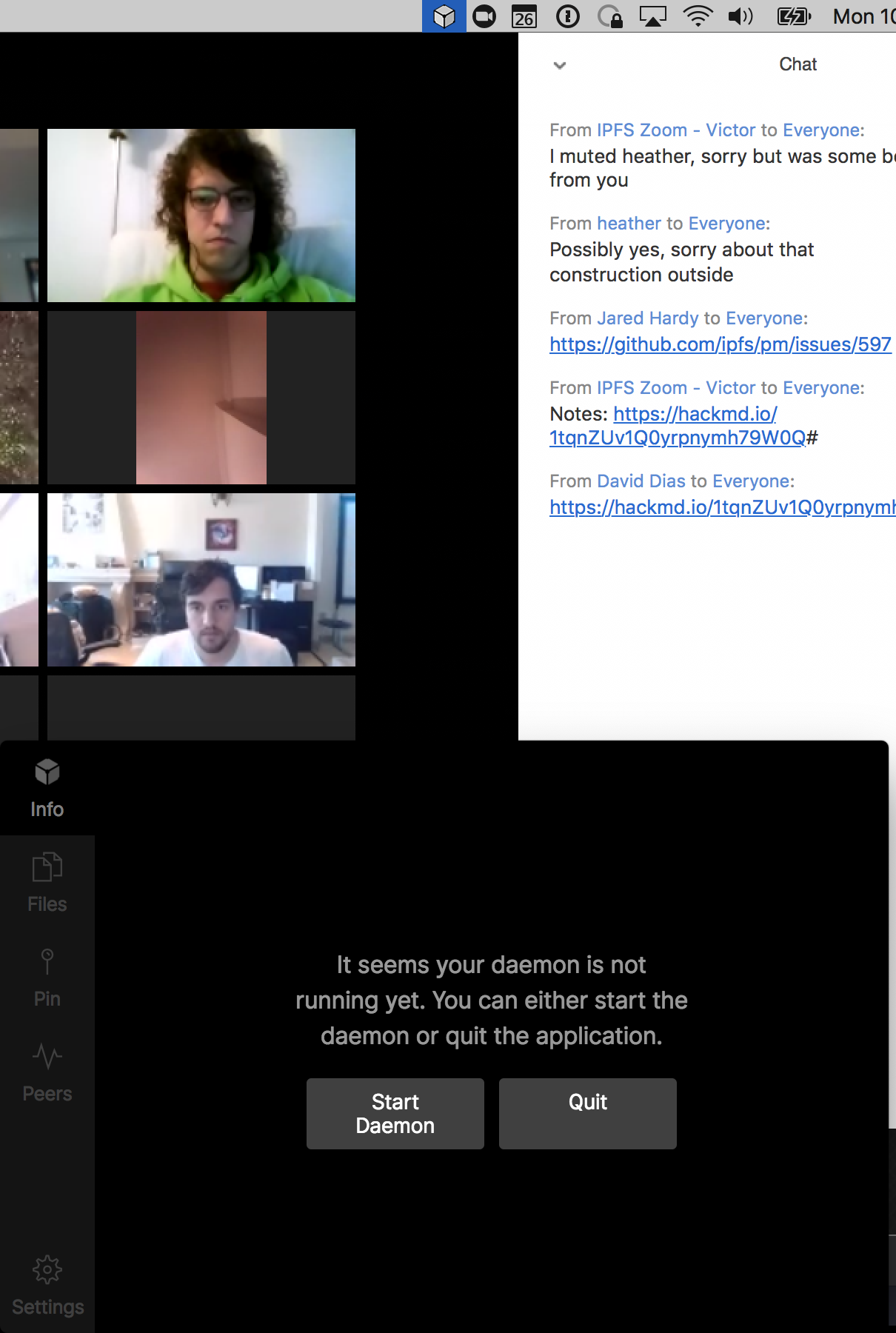 Something Seems Broken On Macos · Issue 586 · Ipfsipfs Desktop · Github 