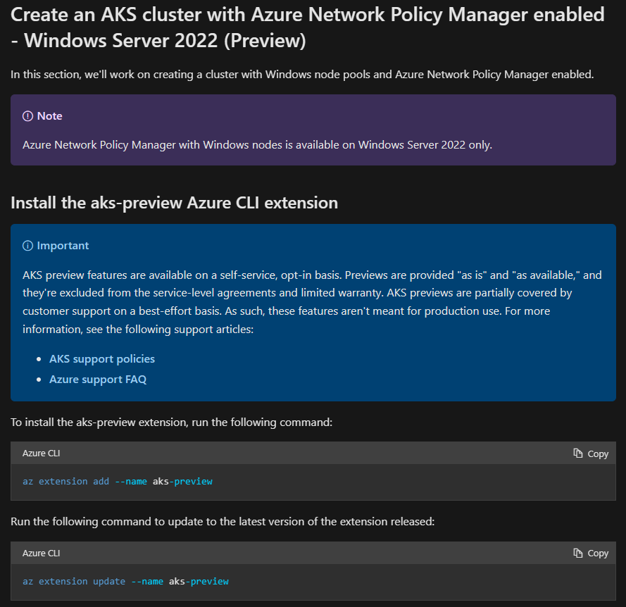 Is Azure NPM for Windows Server 2022 node in Preview or GA? · Issue #1803 · Azure/azure ...