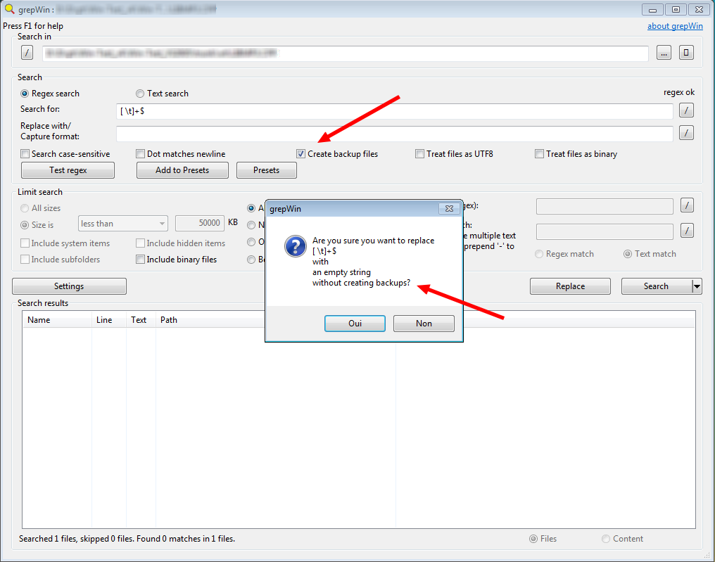 The "No backup" warning pops up despite having the option ticked · Issue #204 · stefankueng ...