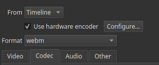Hardware encoder for AV1 not used even if enabled · Issue #1460 · mltframework/shotcut · GitHub