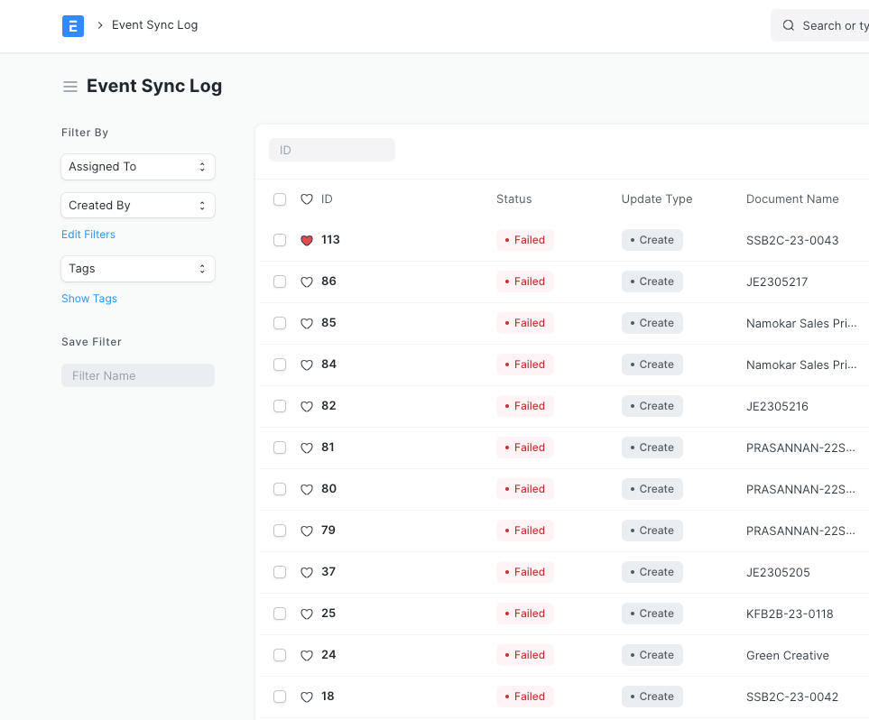 Event Sync Log Error ( Event Producer ) · Issue #35211 · frappe/erpnext · GitHub