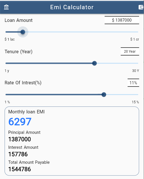 GitHub - Flutter2616/emicalculator