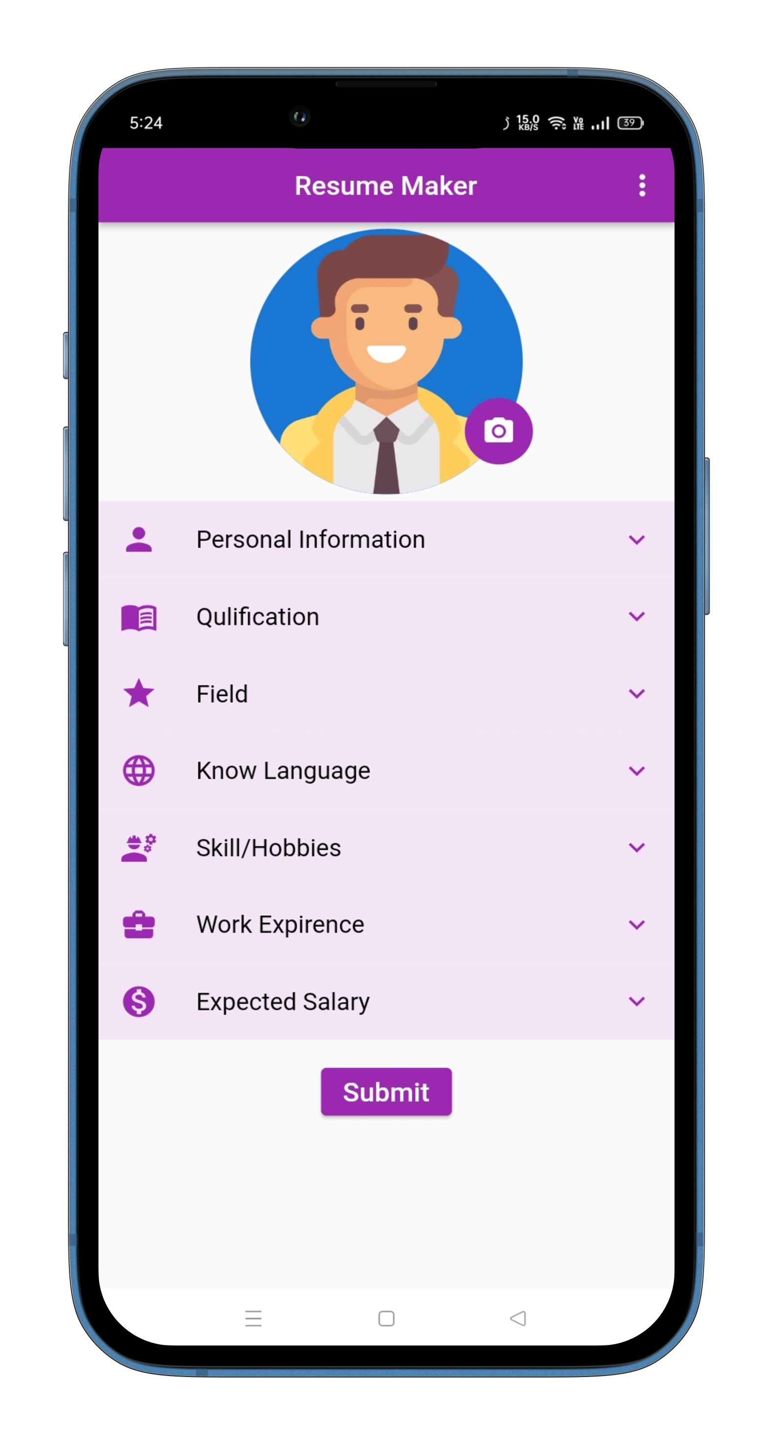 GitHub - Flutter2616/resume_maker_app