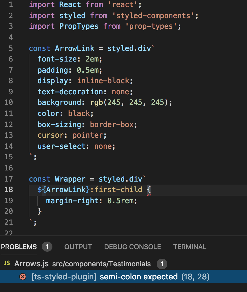 Ts Styled Plugin Doesnt Recognise Adjacent Variables In Padding Shorthand Value · Issue 62