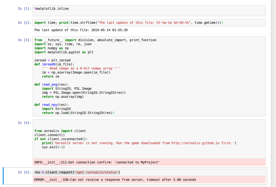 UnrealCV server is not running · Issue #154 · unrealcv/unrealcv · GitHub