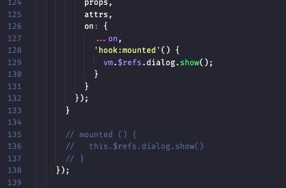 Dialog plugin got undefined refs when using async component · Issue #8288 · quasarframework ...