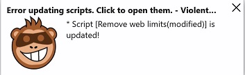 [BUG] Error updating scripts · Issue #1741 · violentmonkey/violentmonkey · GitHub