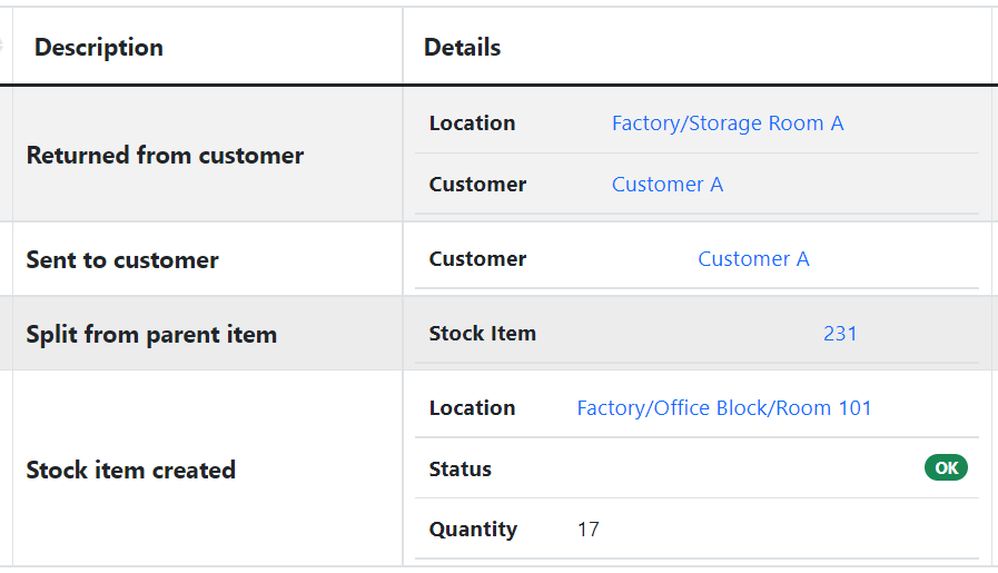 [BUG] Stock tracking information alignment · Issue #2428 · inventree ...