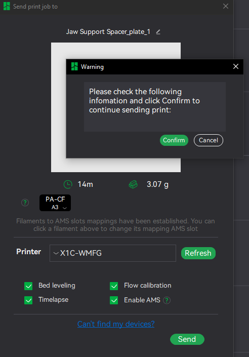 Blank Confirmation Warning · Issue #1106 · bambulab/BambuStudio · GitHub