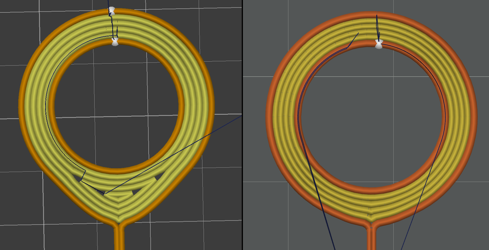 Avoid Crossing Wall Travel Along An Inner Perimeter Loop Not Outer