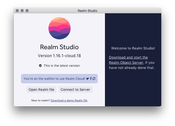 Users clicking "Login to Realm Cloud" initially wants an introduction · Issue #636 · realm/realm ...