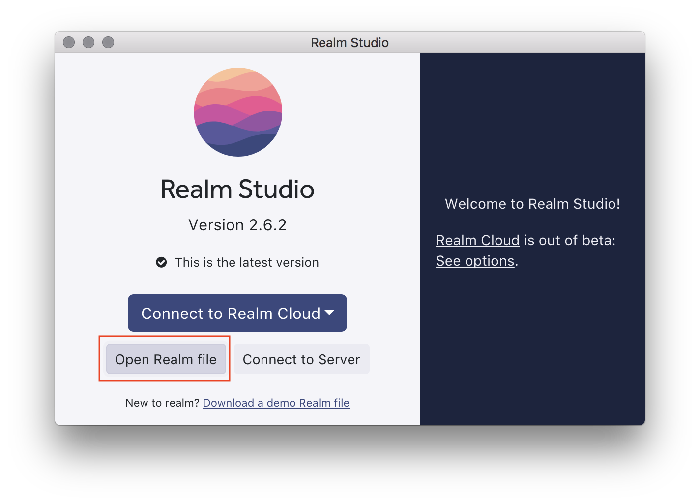 Unable to open encrypted files · Issue #907 · realm/realm-studio · GitHub