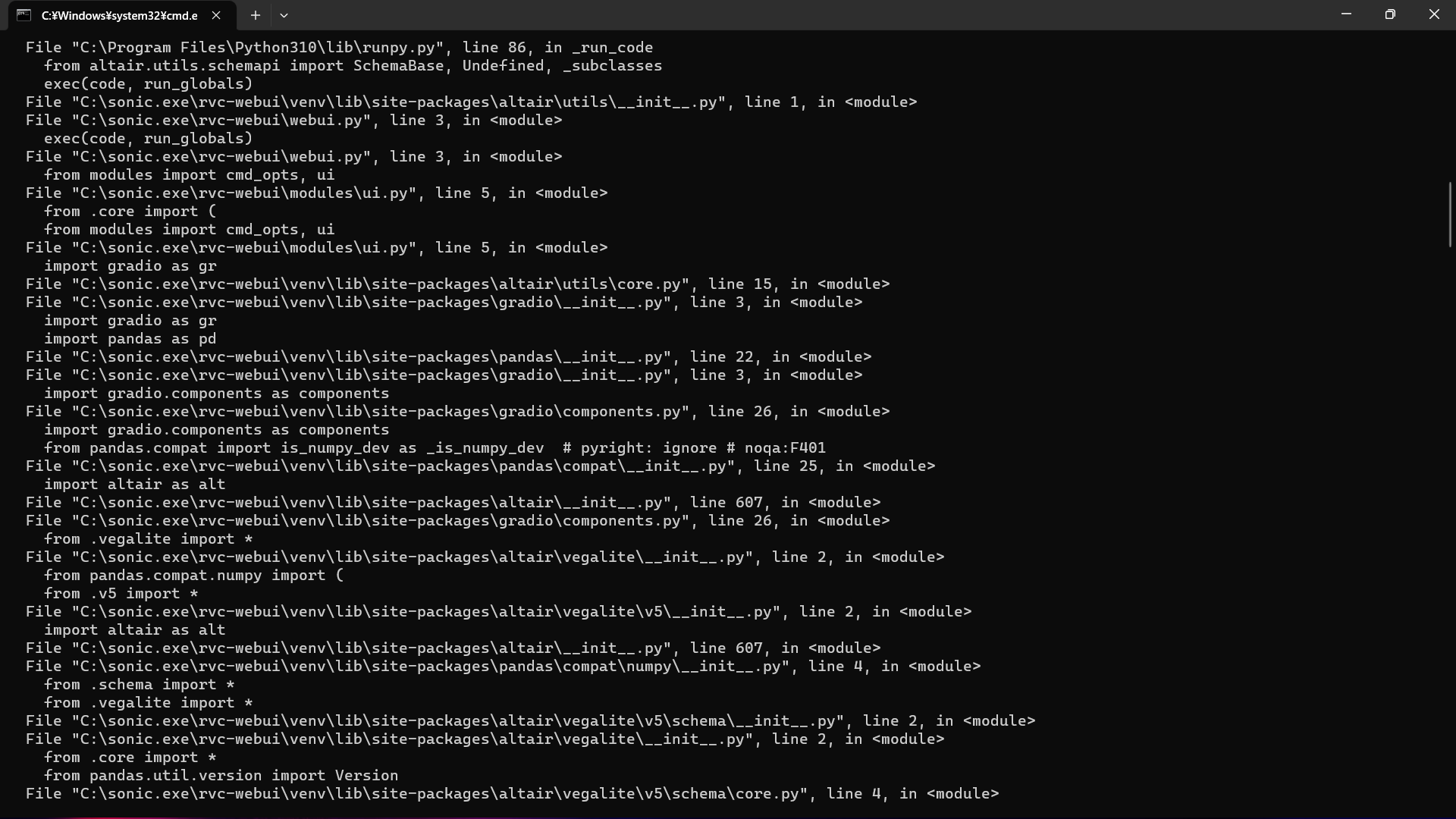webui-user.batを実行中にエラーが発生しました。 · Issue #18 · ddPn08/rvc-webui · GitHub