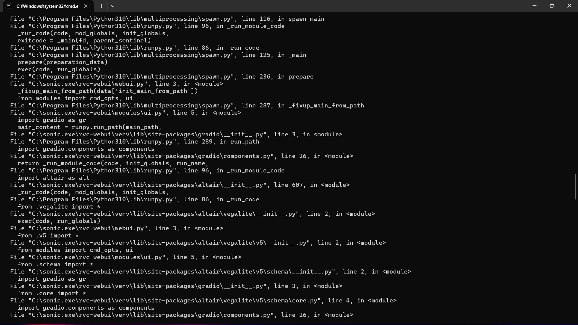 webui-user.batを実行中にエラーが発生しました。 · Issue #18 · ddPn08/rvc-webui · GitHub