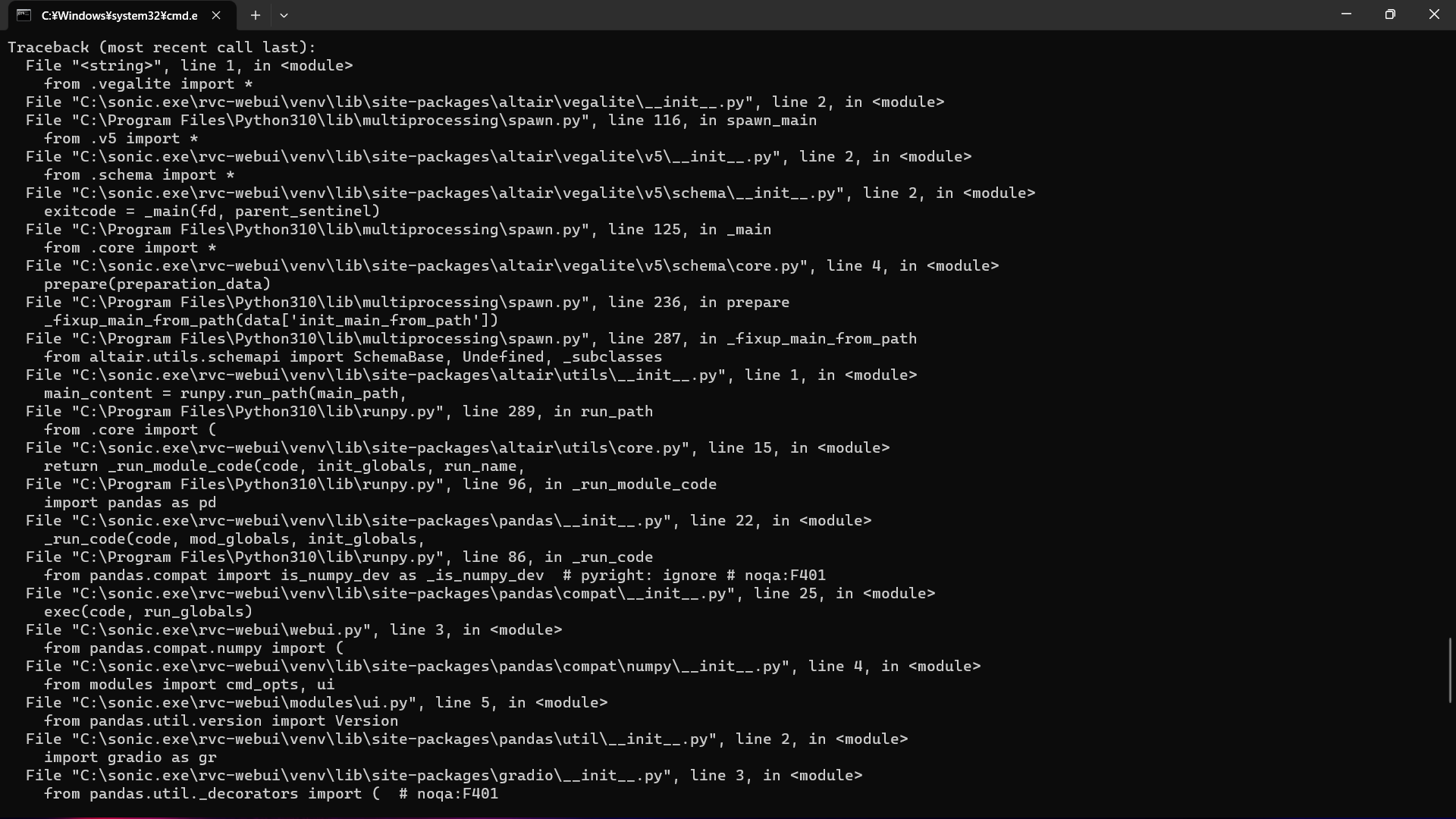 webui-user.batを実行中にエラーが発生しました。 · Issue #18 · ddPn08/rvc-webui · GitHub