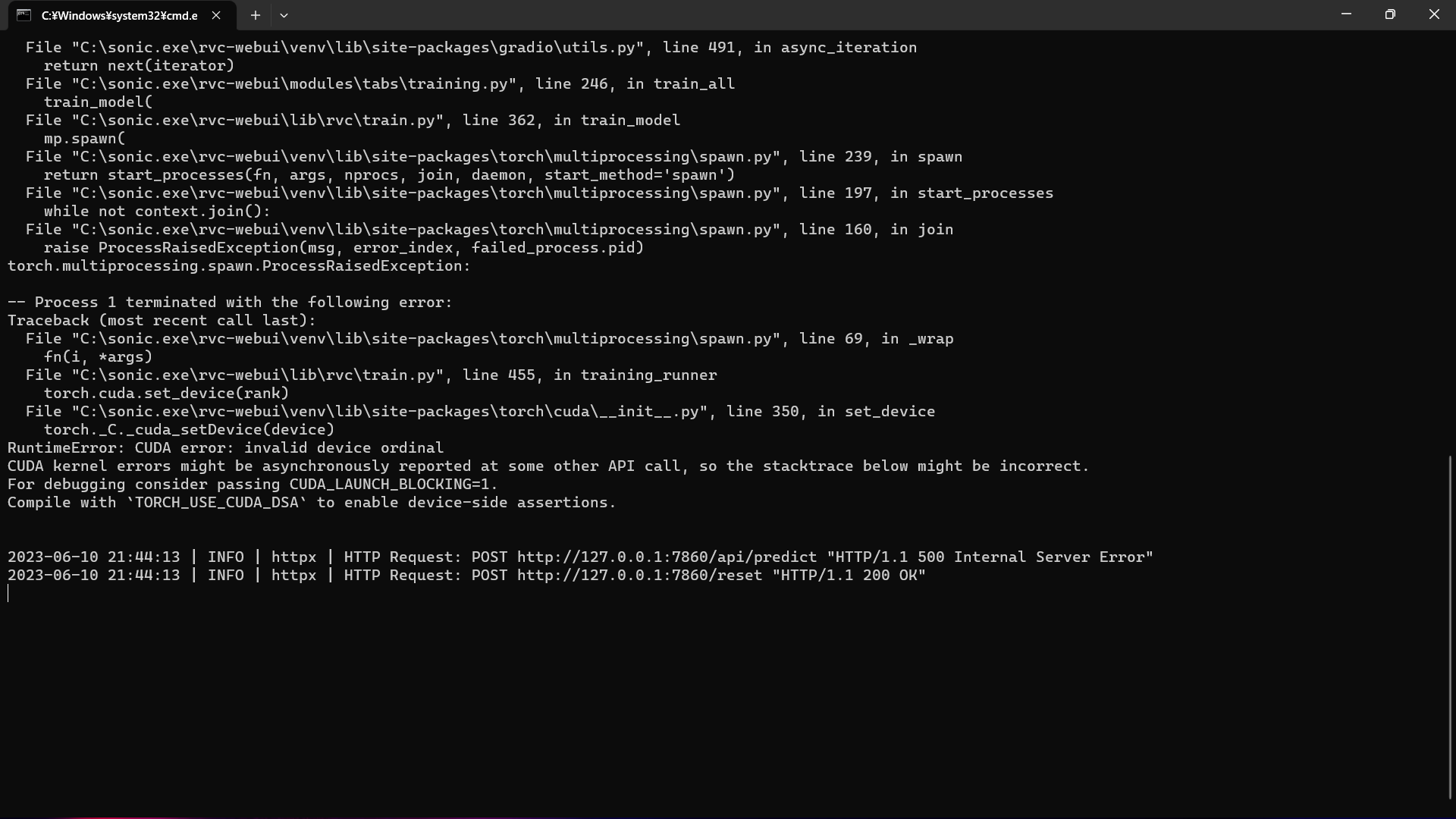 webui-user.batを実行中にエラーが発生しました。 · Issue #18 · ddPn08/rvc-webui · GitHub