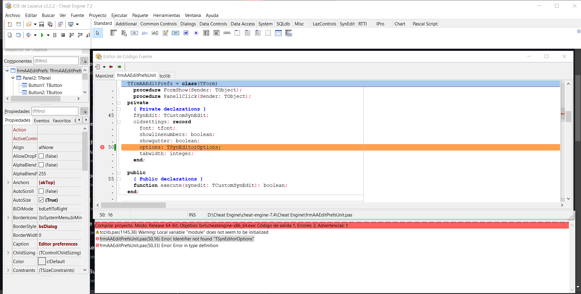 Keeps Throwing Me This Error Iiterally Dont Know What To Do · Issue 2473 · Cheat