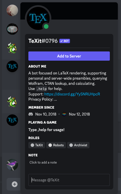 dm texit instead of uploading in server by derpz-discord · Pull Request #6 · riemann-discord ...